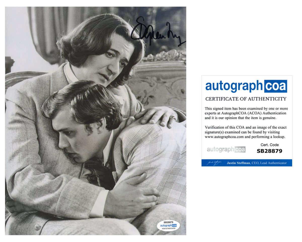 Stephen Fry Wilde Signed Autograph 8x10 Photo ACOA | Outlaw Hobbies ...