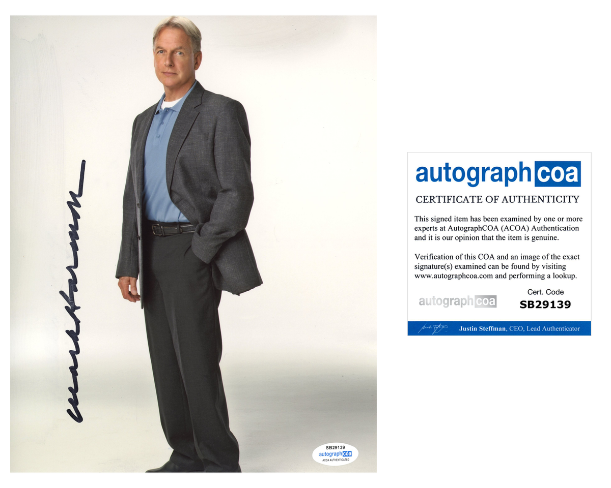 Mark Harmon NCIS Signed Autograph 8x10 Photo ACOA | Outlaw Hobbies ...