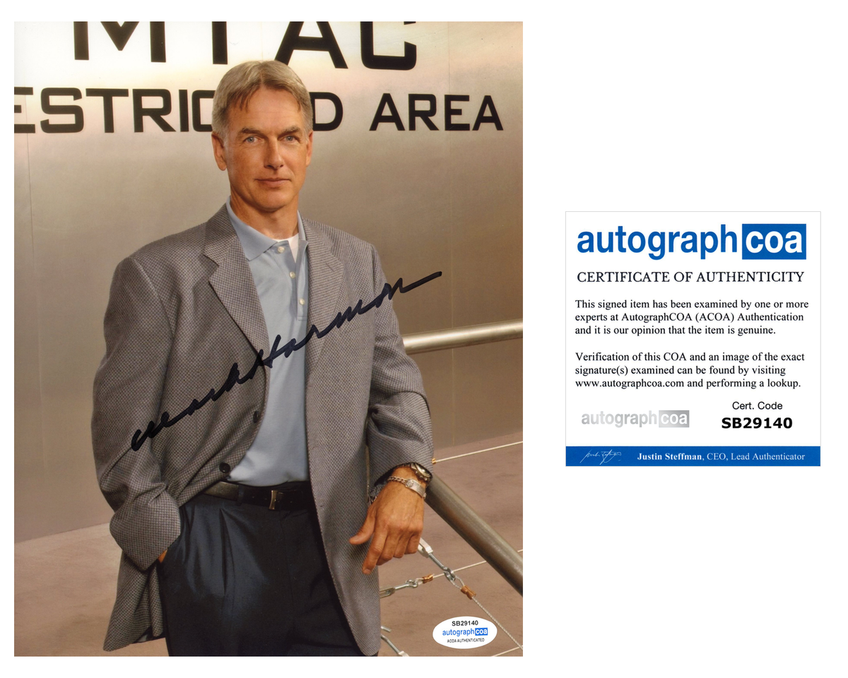 Mark Harmon NCIS Signed Autograph 8x10 Photo ACOA | Outlaw Hobbies ...