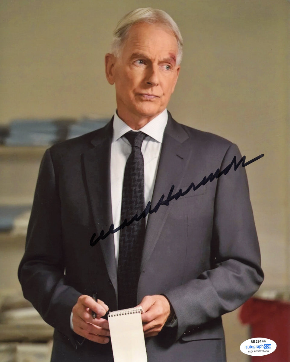 Mark Harmon NCIS Signed Autograph 8x10 Photo ACOA | Outlaw Hobbies ...