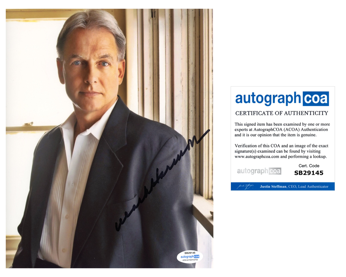 Mark Harmon NCIS Signed Autograph 8x10 Photo ACOA | Outlaw Hobbies ...