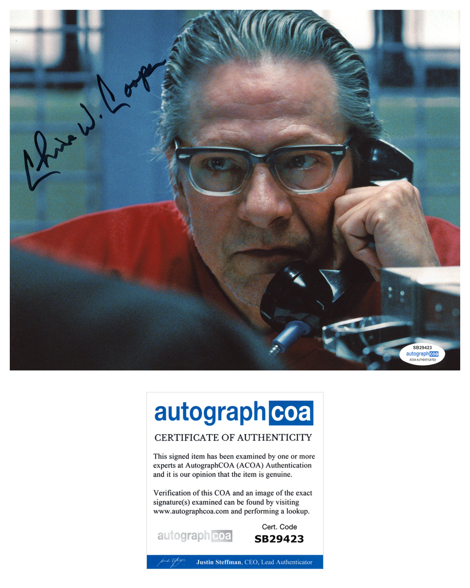 Chris Cooper The Town Signed autograph 8x10 Photo ACOA | Outlaw Hobbies ...