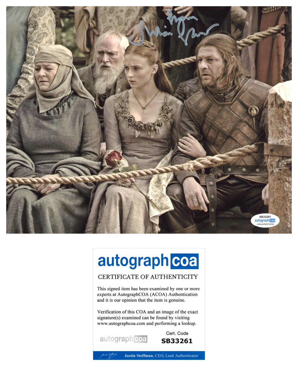 Julian Glover Game of Thrones Signed Autograph 8x10 Photo ACOA | Outlaw ...