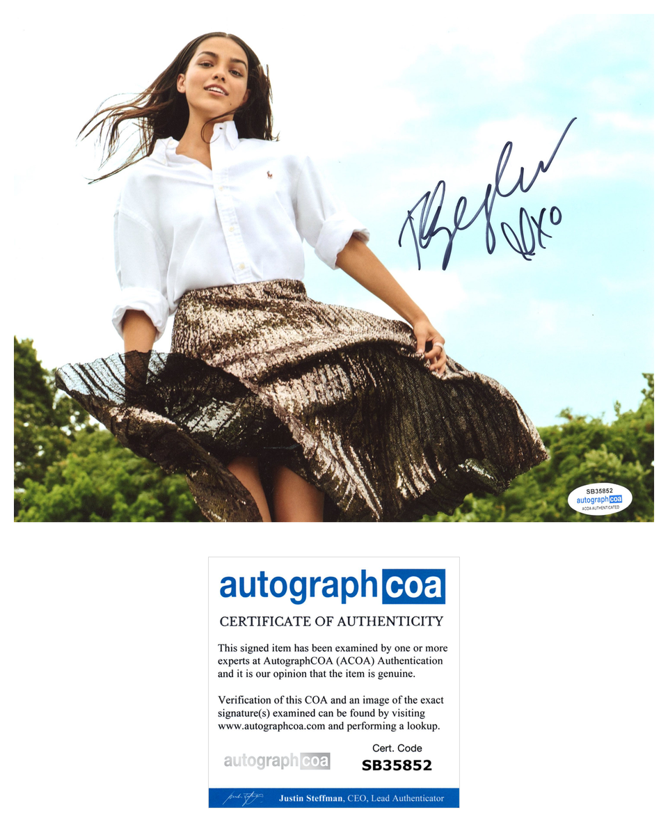 Rachel Zegler West Side Story Signed Autograph 8x10 Photo ACOA | Outlaw ...