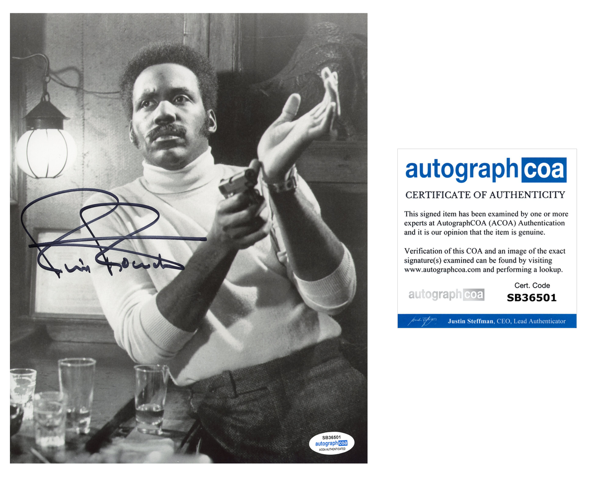 Richard Roundtree Shaft Signed Autograph 8x10 Photo ACOA | Outlaw ...