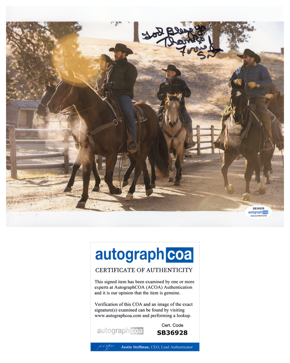 Forrie J Smith Yellowstone Signed Autograph 8x10 Photo ACOA | Outlaw ...