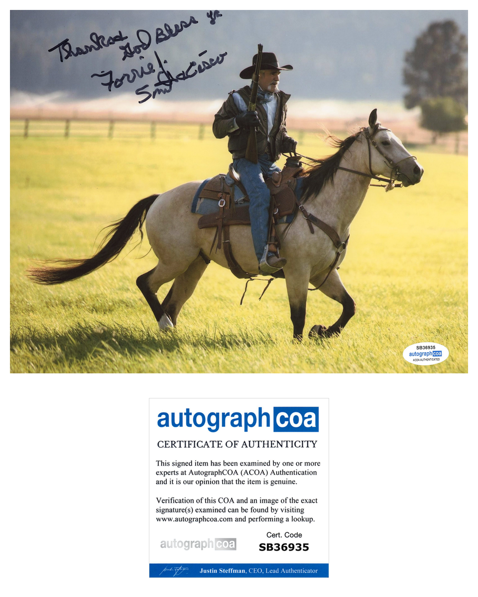 Forrie J Smith Yellowstone Signed Autograph 8x10 Photo ACOA | Outlaw ...