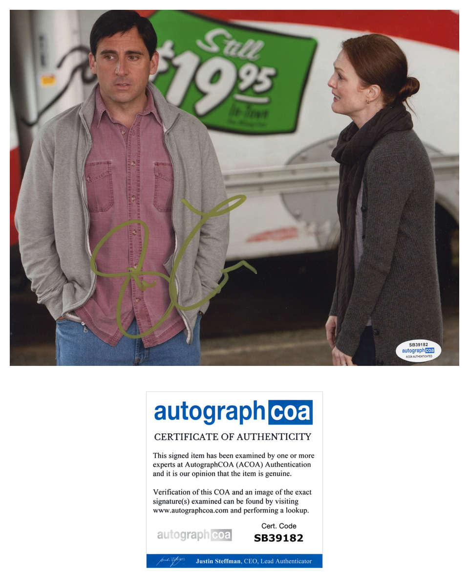 Steve Carell Crazy Stupid Love Signed Autograph 8x10 Photo ACOA ...