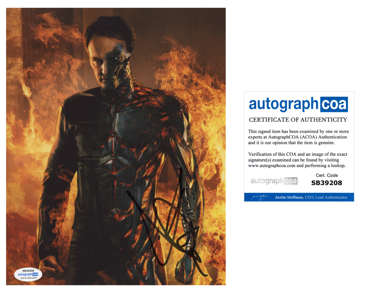 Jason Clarke Terminator Signed Autograph 8x10 Photo ACOA | Outlaw ...