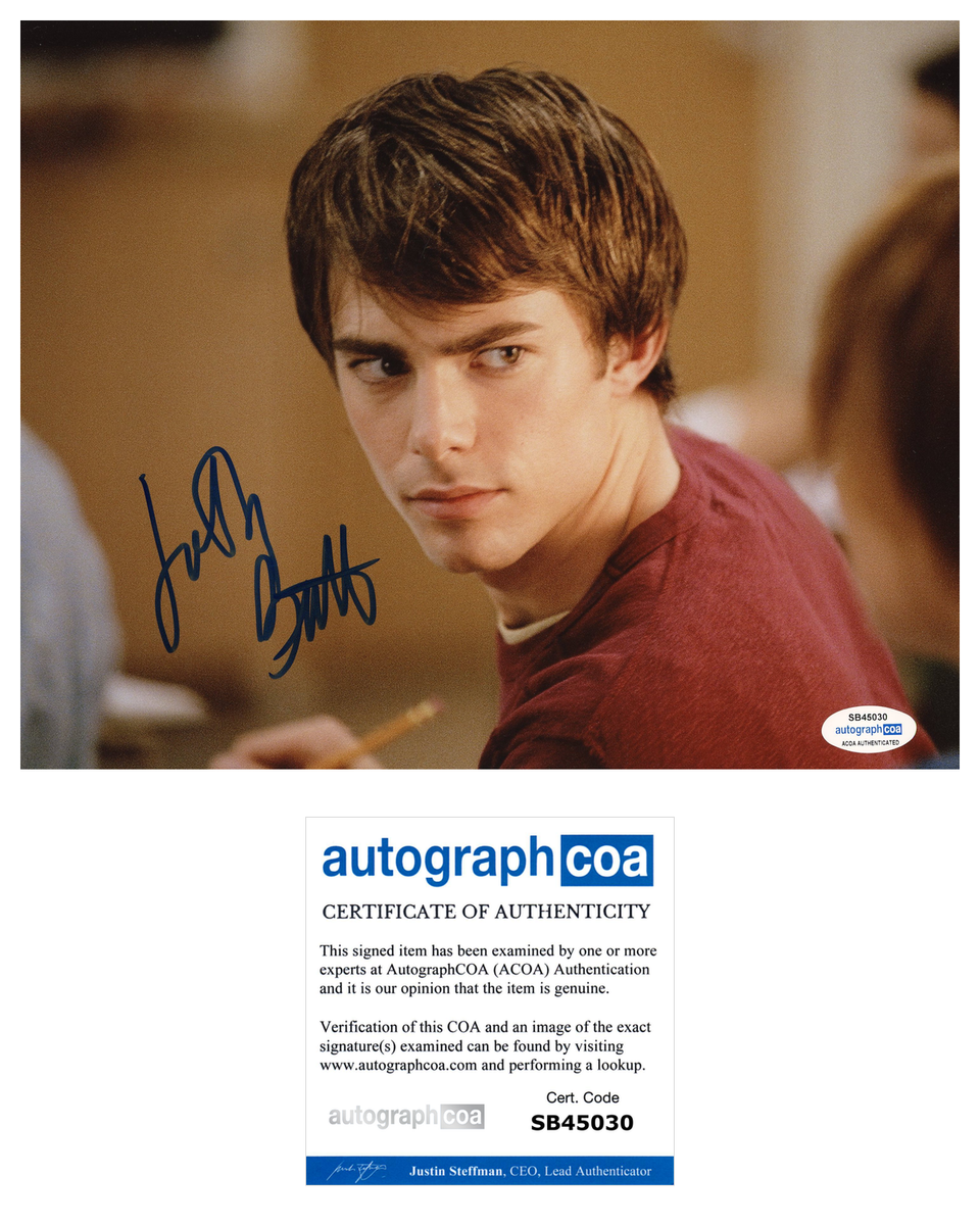 Jonathan Bennett Mean Girls Signed Autograph 8x10 Photo ACOA | Outlaw ...
