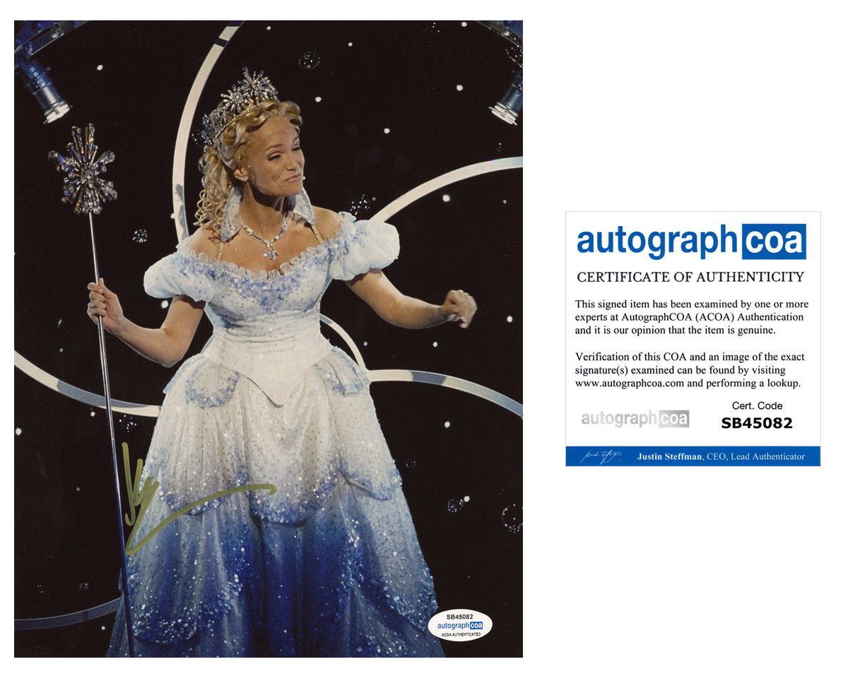 Kristin Chenoweth Wicked Signed Autograph 8x10 Photo ACOA | Outlaw ...