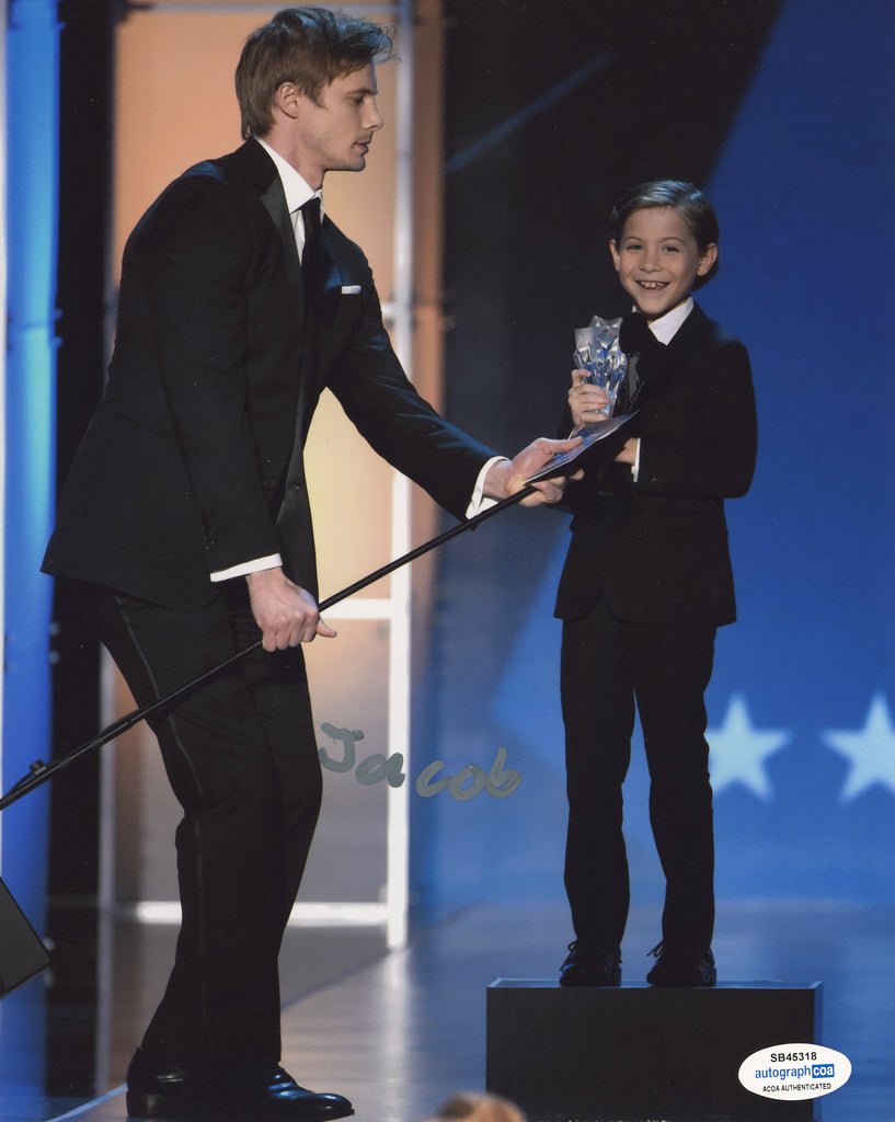 Jacob Tremblay Predator Signed Autograph 8x10 Photo ACOA | Outlaw ...