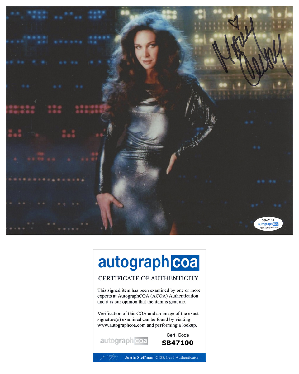 Mary Crosby Dallas Signed Autograph 8x10 Photo ACOA | Outlaw Hobbies ...
