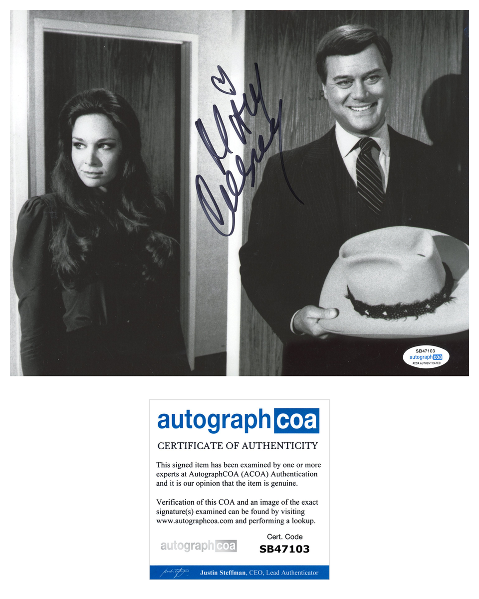 Mary Crosby Dallas Signed Autograph 8x10 Photo ACOA | Outlaw Hobbies ...