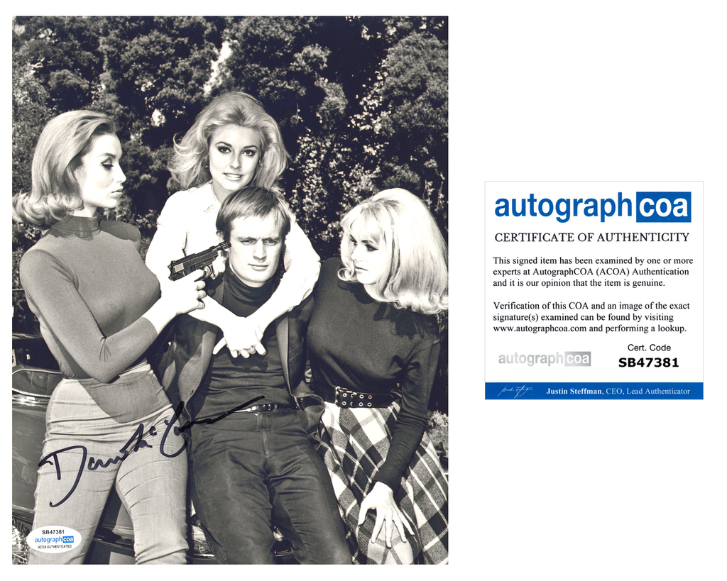 David McCallum Man from Uncle Signed Autograph 8x10 Photo ACOA | Outlaw ...