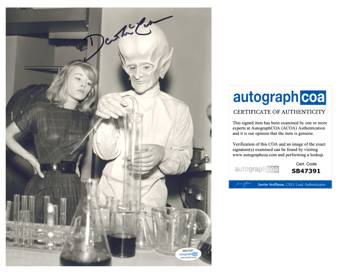 David McCallum Man from Uncle Signed Autograph 8x10 Photo ACOA | Outlaw ...