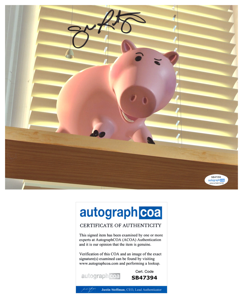 John Ratzenberger Toy Story Signed Autograph 8x10 Photo ACOA | Outlaw ...