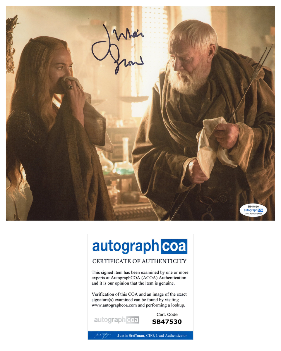 Julian Glover Game of Thrones Signed Autograph 8x10 Photo ACOA | Outlaw ...