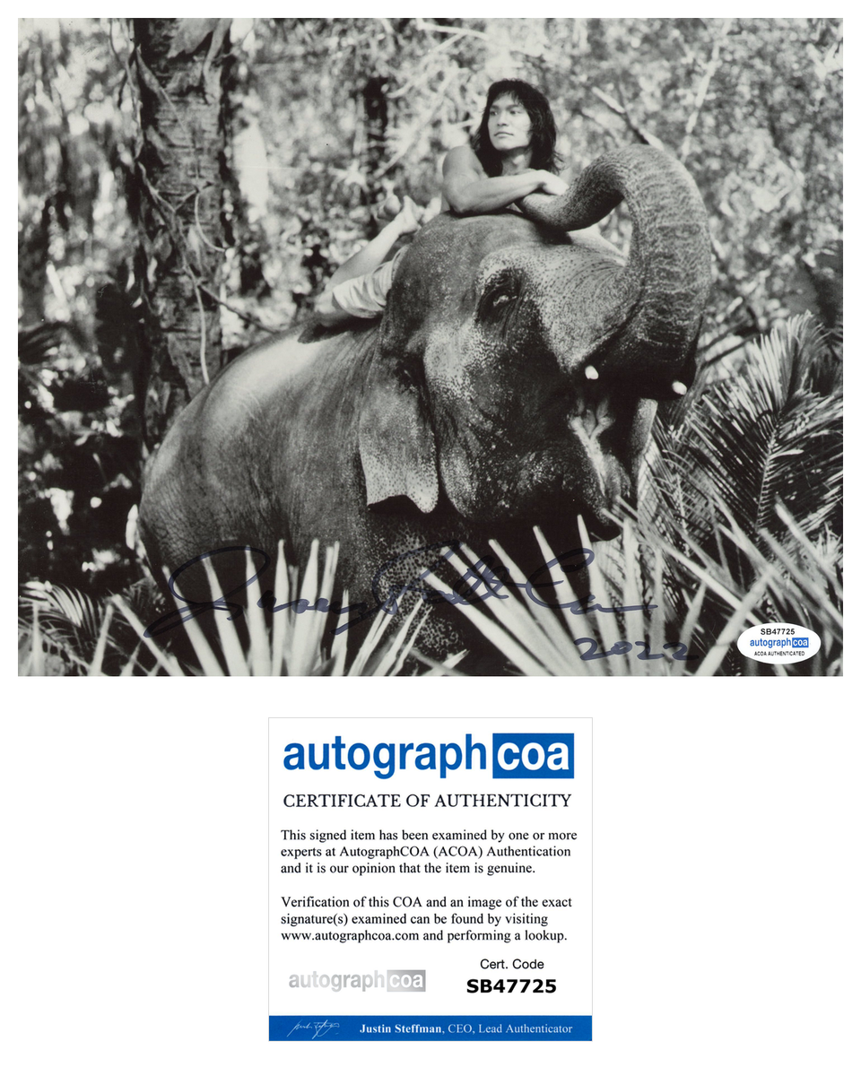 Jason Scott Lee Jungle Book Signed Autograph 8x10 Photo ACOA | Outlaw ...