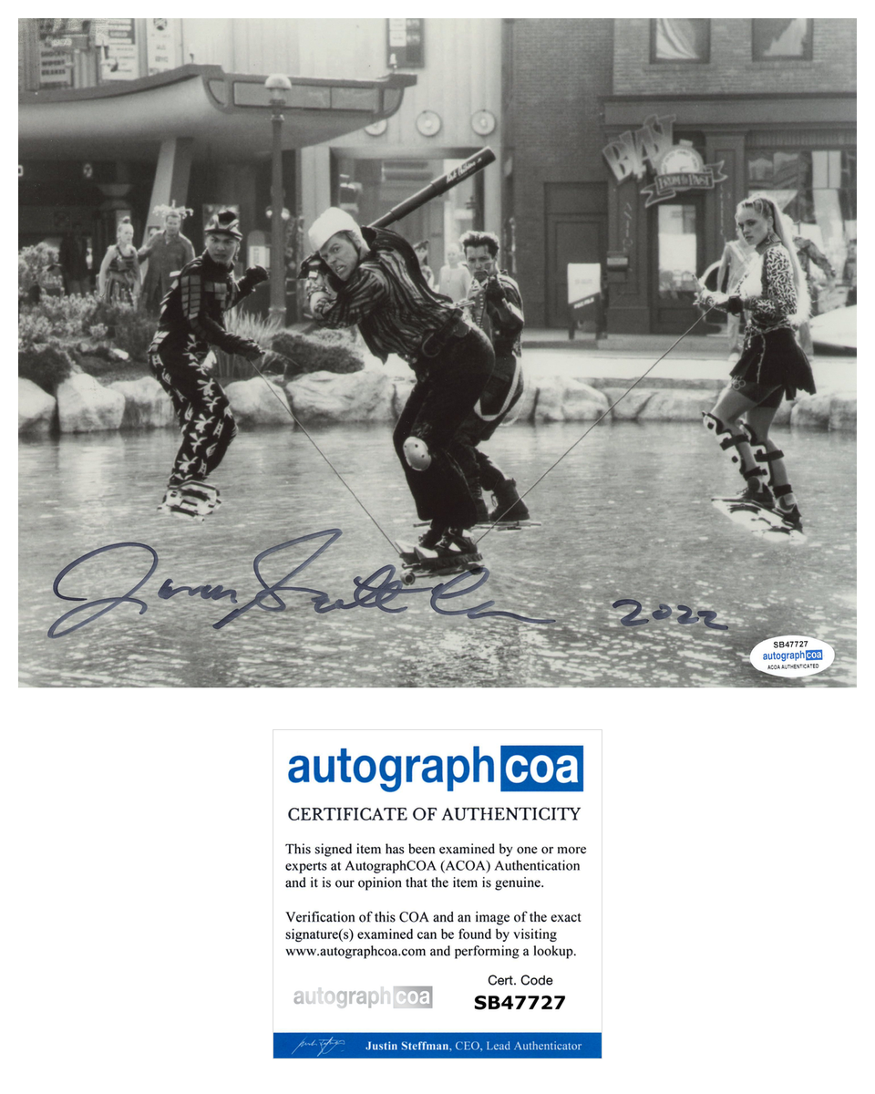 Jason Scott Lee Back to the Future Signed Autograph 8x10 Photo ACOA ...