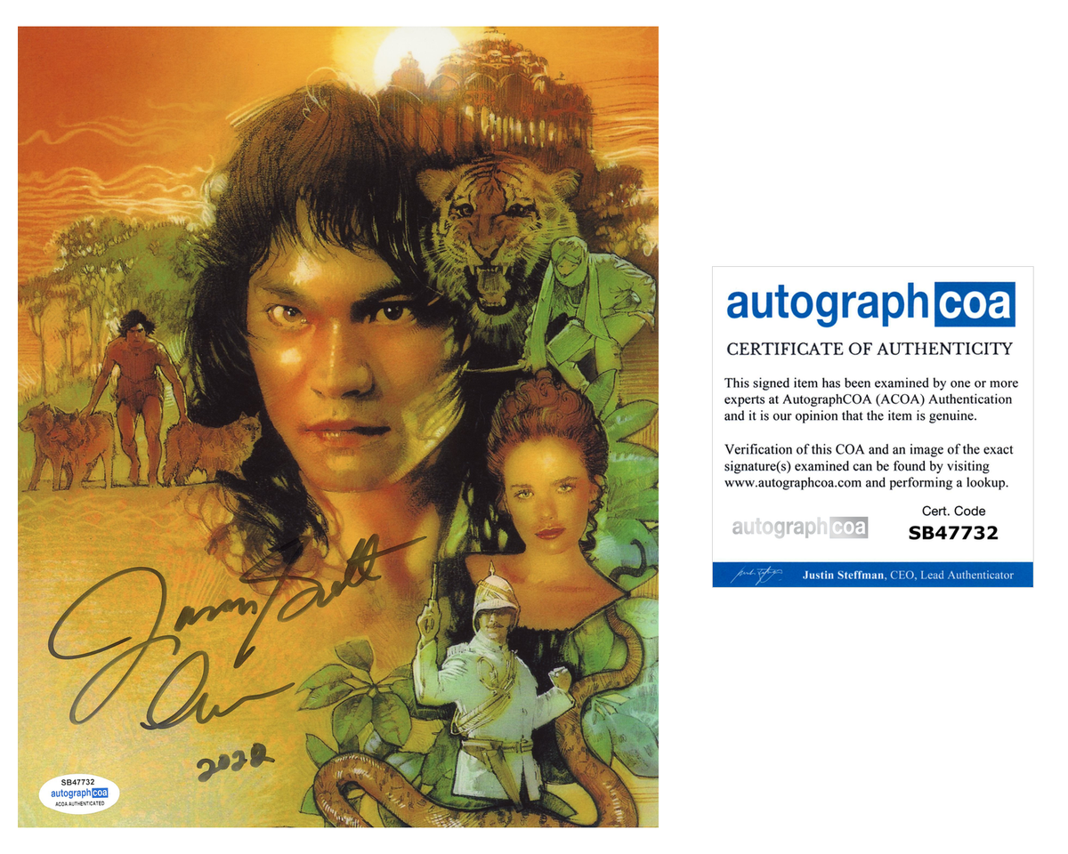 Jason Scott Lee Jungle Book Signed Autograph 8x10 Photo ACOA | Outlaw ...