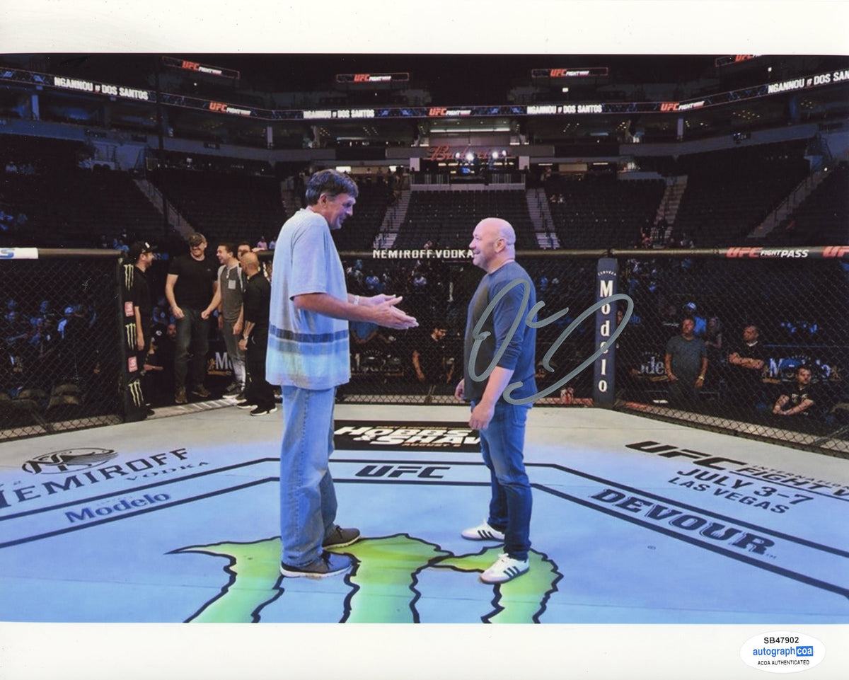 Dana White UFC Signed Autograph 8x10 Photo ACOA | Outlaw Hobbies ...
