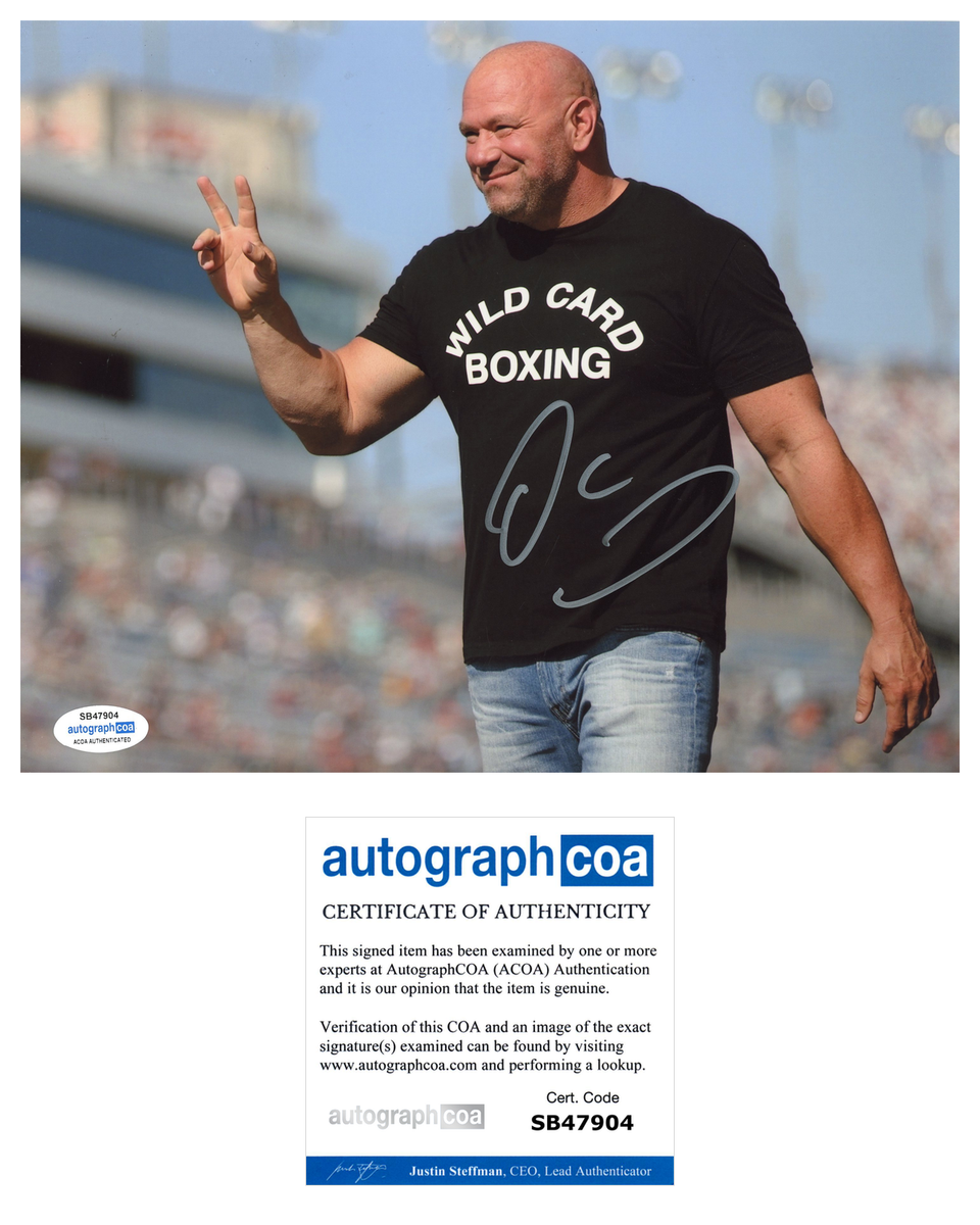 Dana White UFC Signed Autograph 8x10 Photo ACOA | Outlaw Hobbies ...