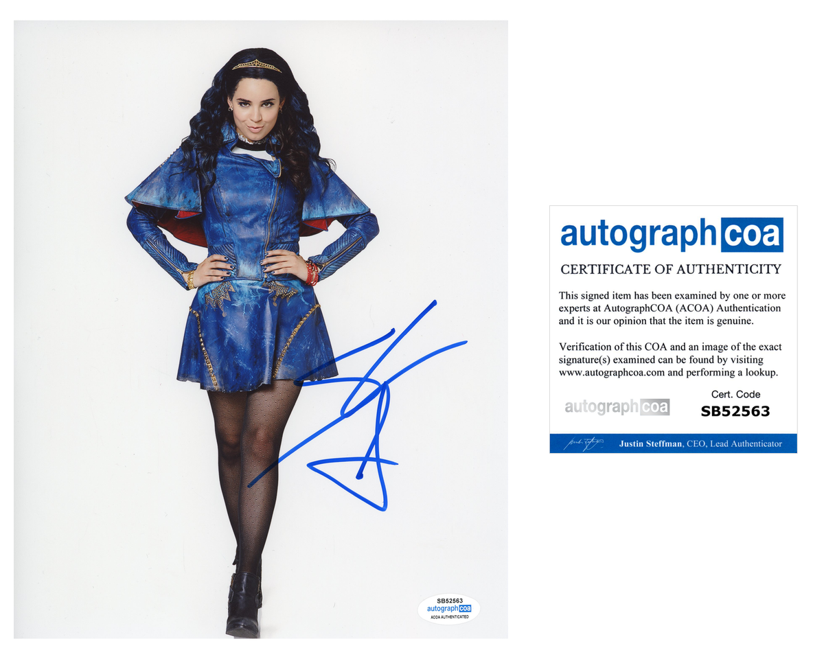 Sofia Carson Descendants Signed Autograph 8x10 Photo ACOA | Outlaw ...