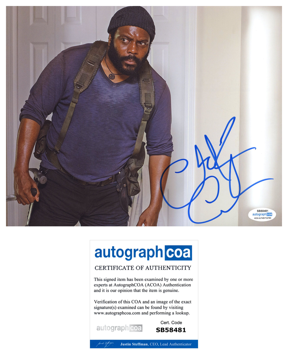 Chad L Coleman Walking Dead Signed Autograph 8x10 Photo ACOA | Outlaw ...