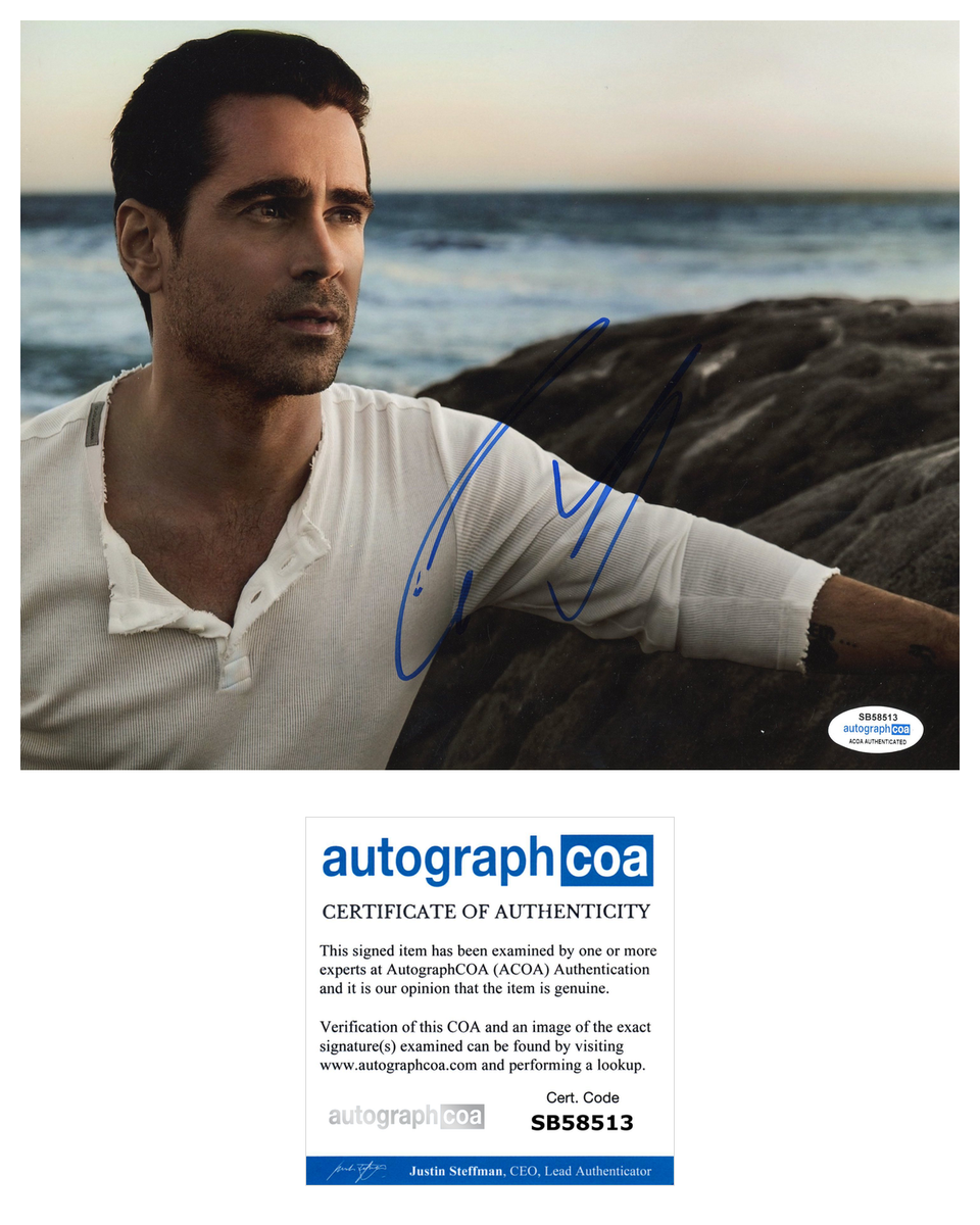 Colin Farrell In Bruges Signed Autograph 8x10 Photo ACOA | Outlaw ...