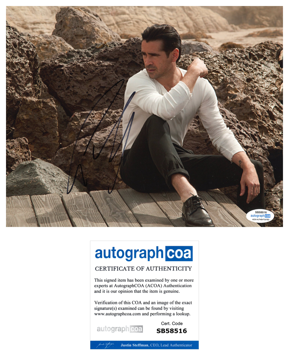 Colin Farrell Signed Autograph 8x10 Photo ACOA | Outlaw Hobbies ...