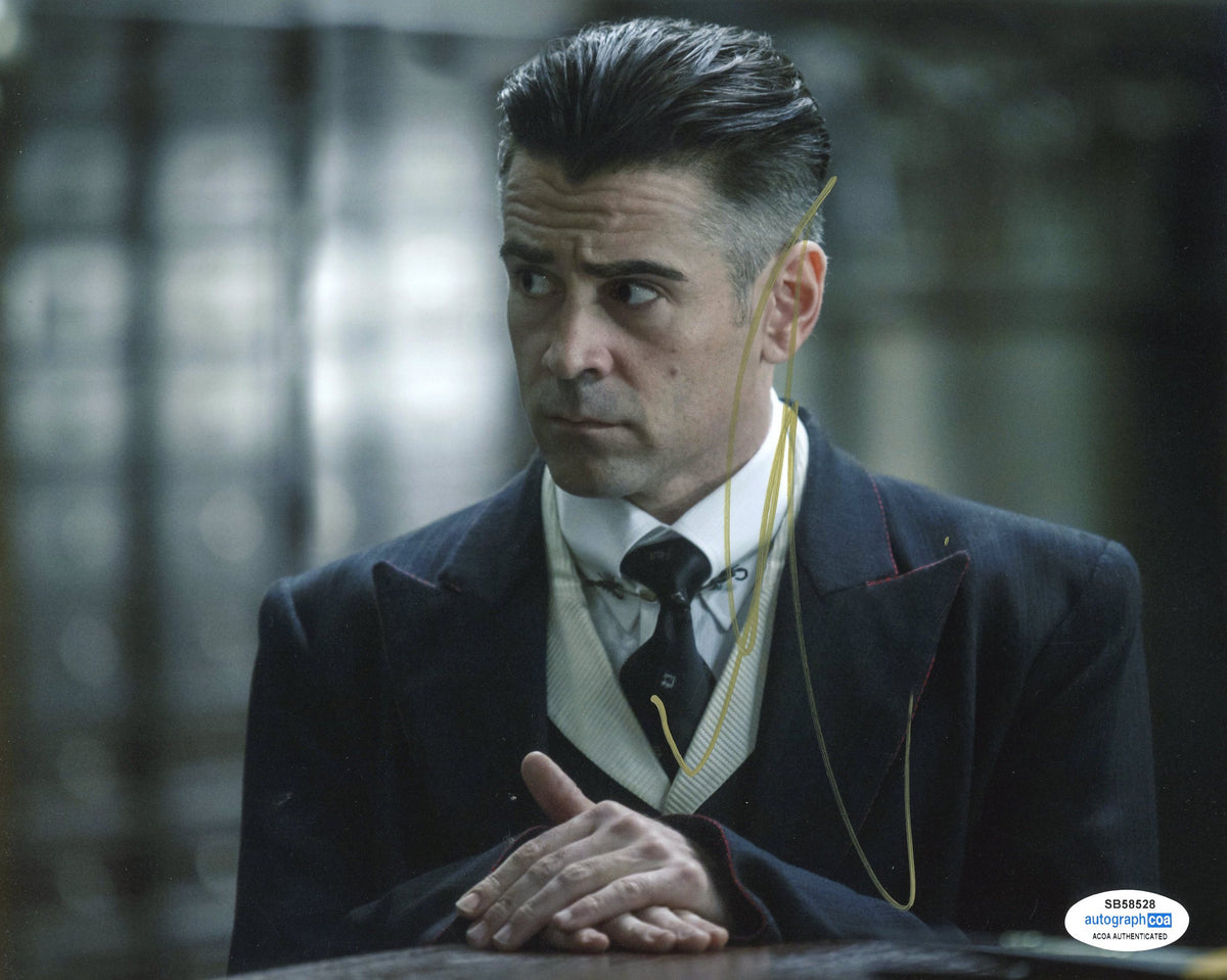 Colin Farrell Fantastic Beasts Signed Autograph 8x10 Photo ACOA ...