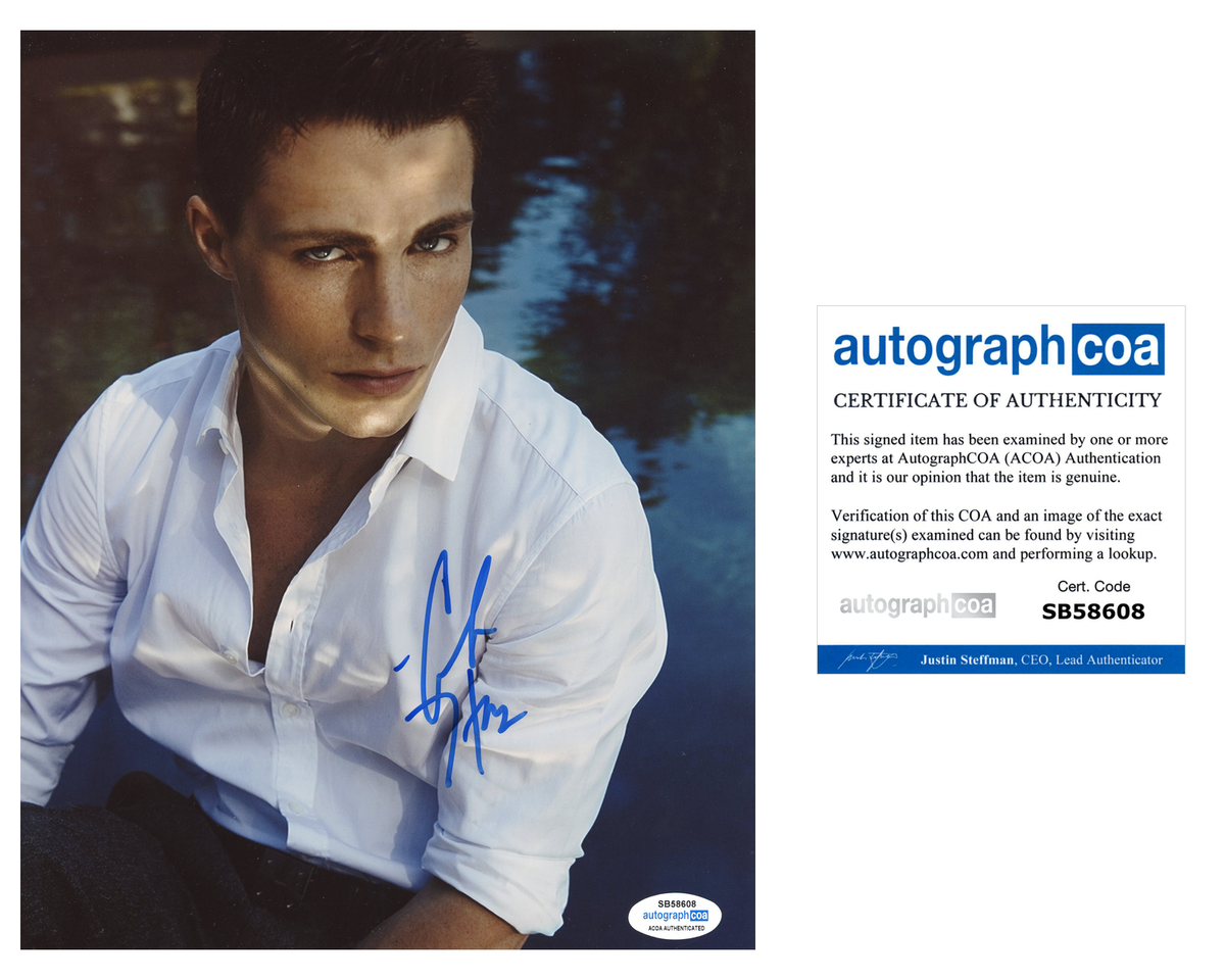 Colton Haynes Arrow Signed Autograph 8x10 Photo ACOA | Outlaw Hobbies ...
