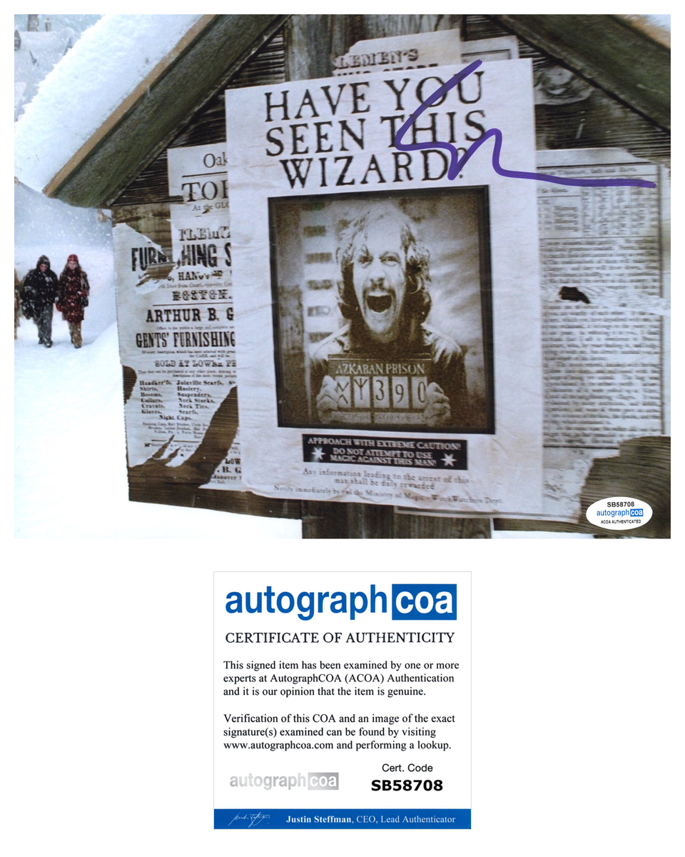 Gary Oldman Harry Potter Signed Autograph 8x10 Photo ACOA | Outlaw ...