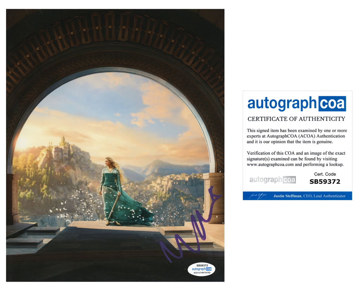 Morfydd Clark Rings of Power Signed Autograph 8x10 Photo ACOA | Outlaw ...