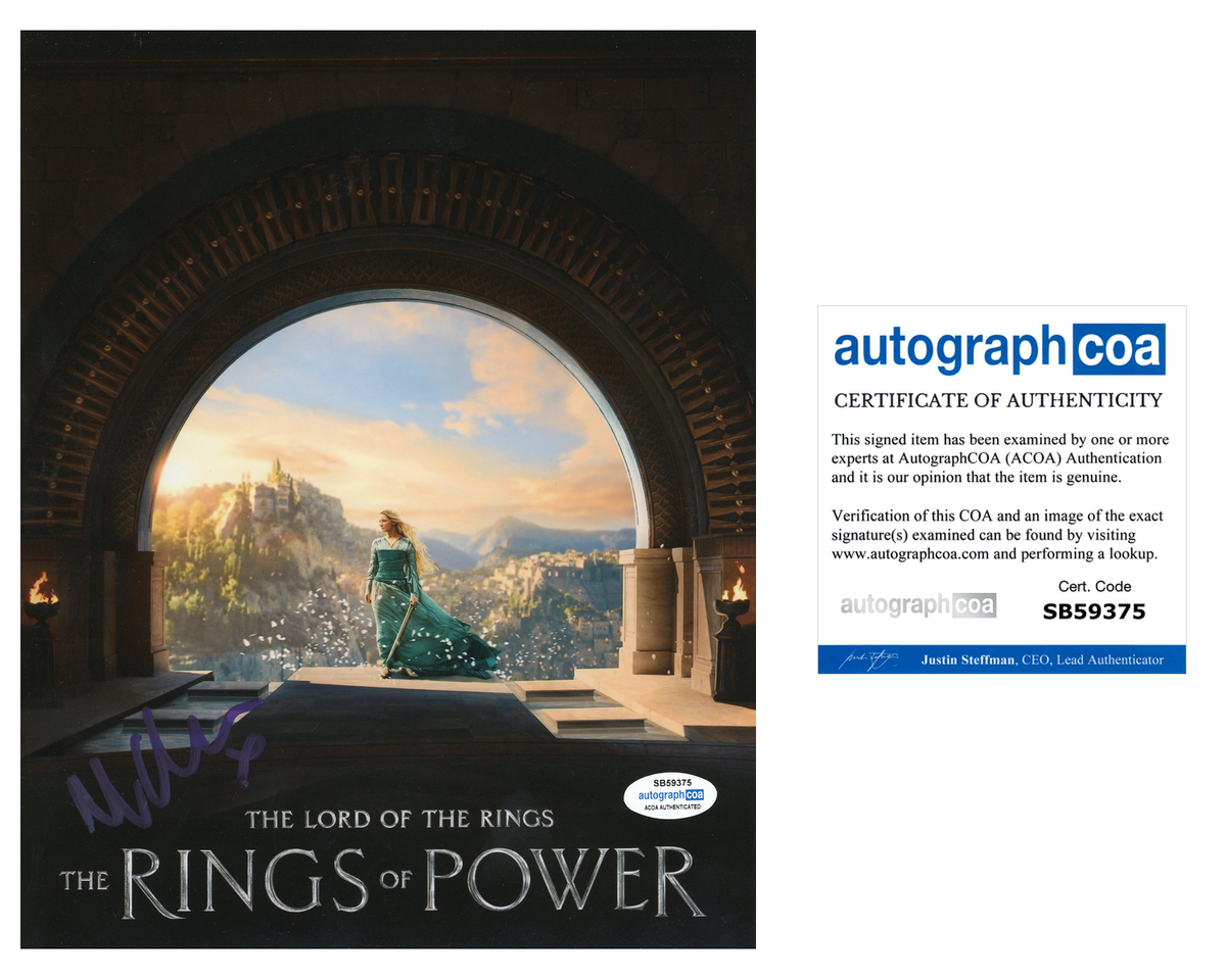 Morfydd Clark Rings of Power Signed Autograph 8x10 Photo ACOA | Outlaw ...