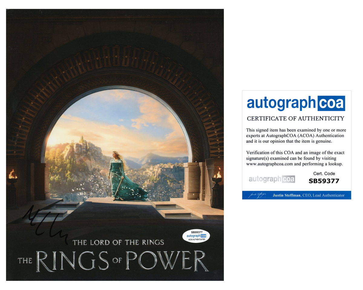 Morfydd Clark Rings of Power Signed Autograph 8x10 Photo ACOA | Outlaw ...