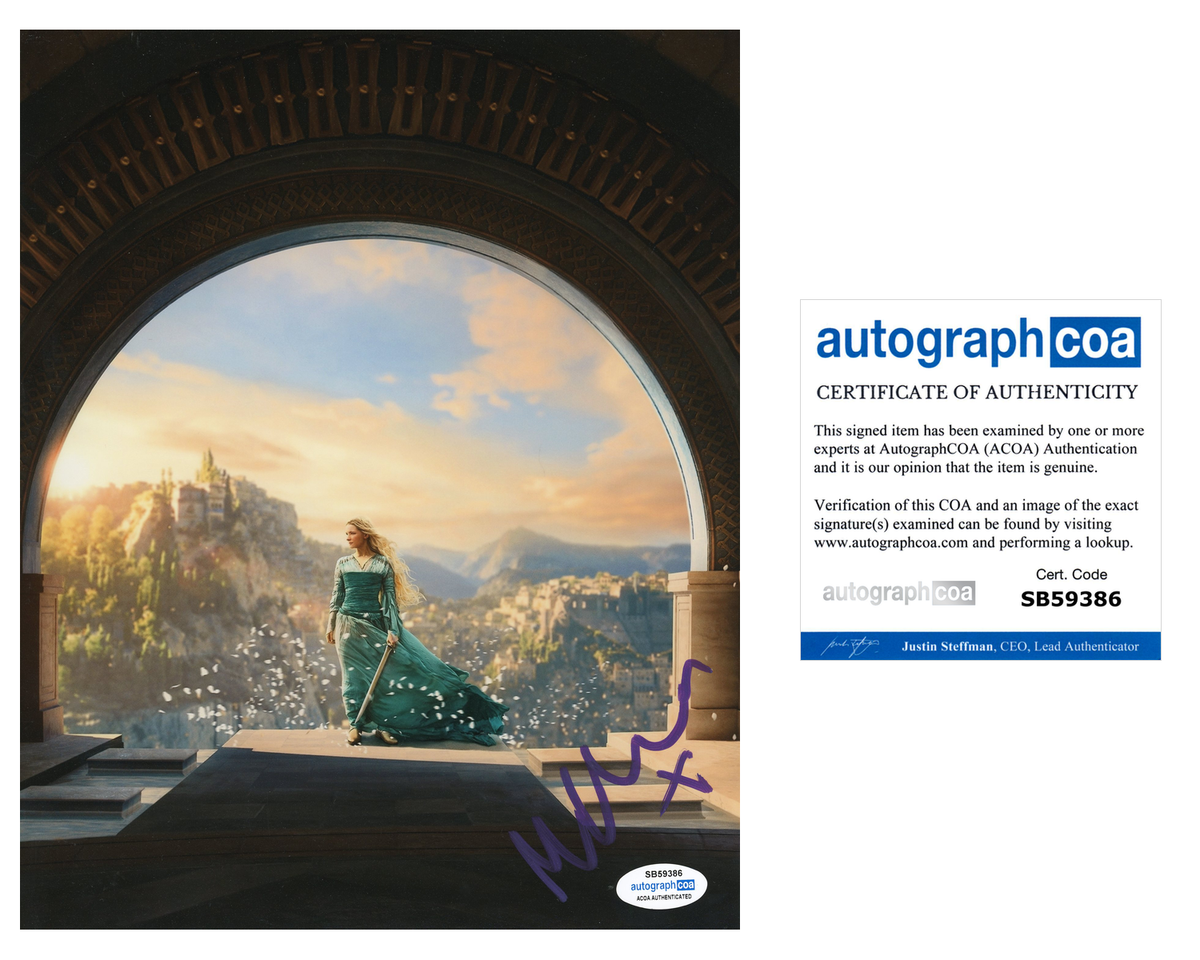 Morfydd Clark Rings of Power Signed Autograph 8x10 Photo ACOA | Outlaw ...