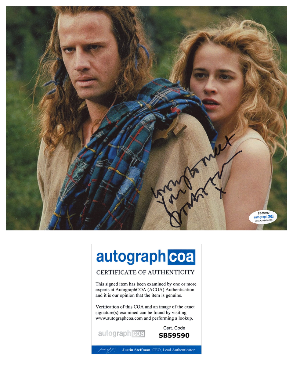 Beatie Edney Highlander SIgned Autograph 8x10 Photo ACOA | Outlaw ...