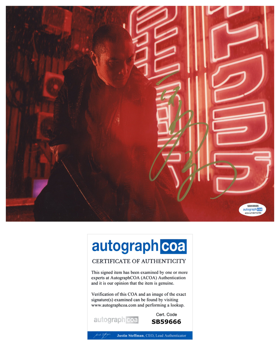 Takehiro Hira Snake Eyes Signed Autograph 8x10 Photo ACOA | Outlaw ...