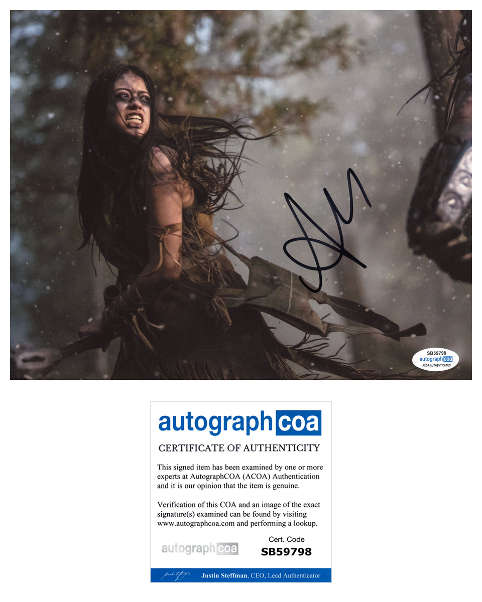 Amber Midthunder Prey Signed Autograph 8x10 Photo ACOA | Outlaw Hobbies ...