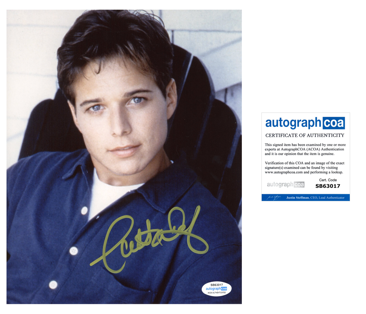 Scott Wolf Party of Five Signed Autograph 8x10 Photo ACOA | Outlaw ...