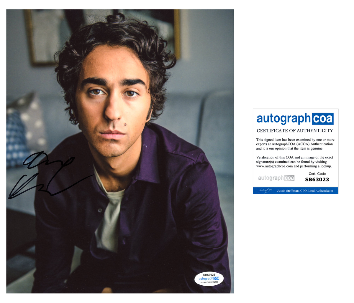 Alex Wolff Jumanji Signed Autograph 8x10 Photo ACOA | Outlaw Hobbies ...