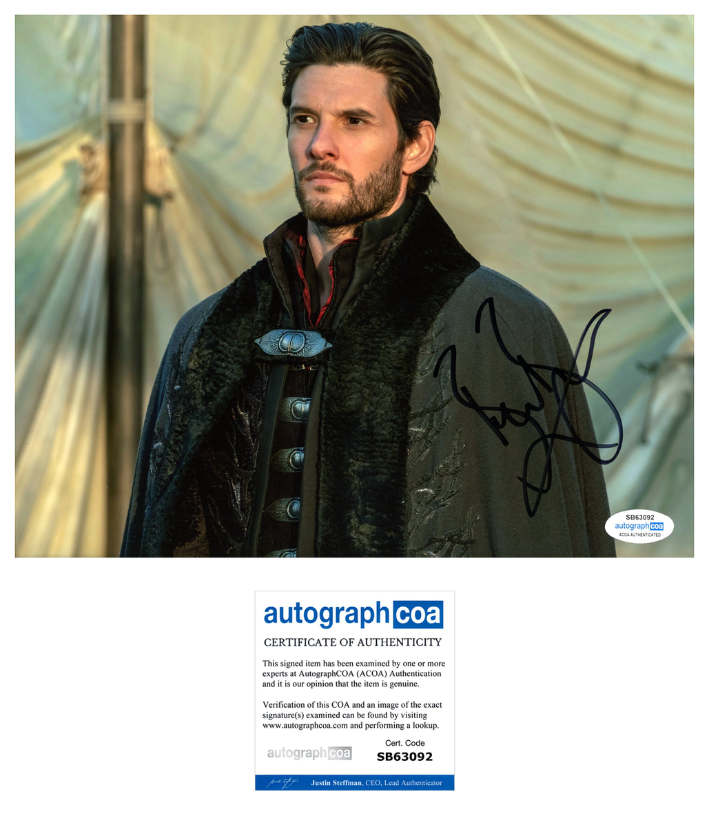 Ben Barnes Shadow and Bone Signed Autograph 8x10 Photo ACOA | Outlaw ...