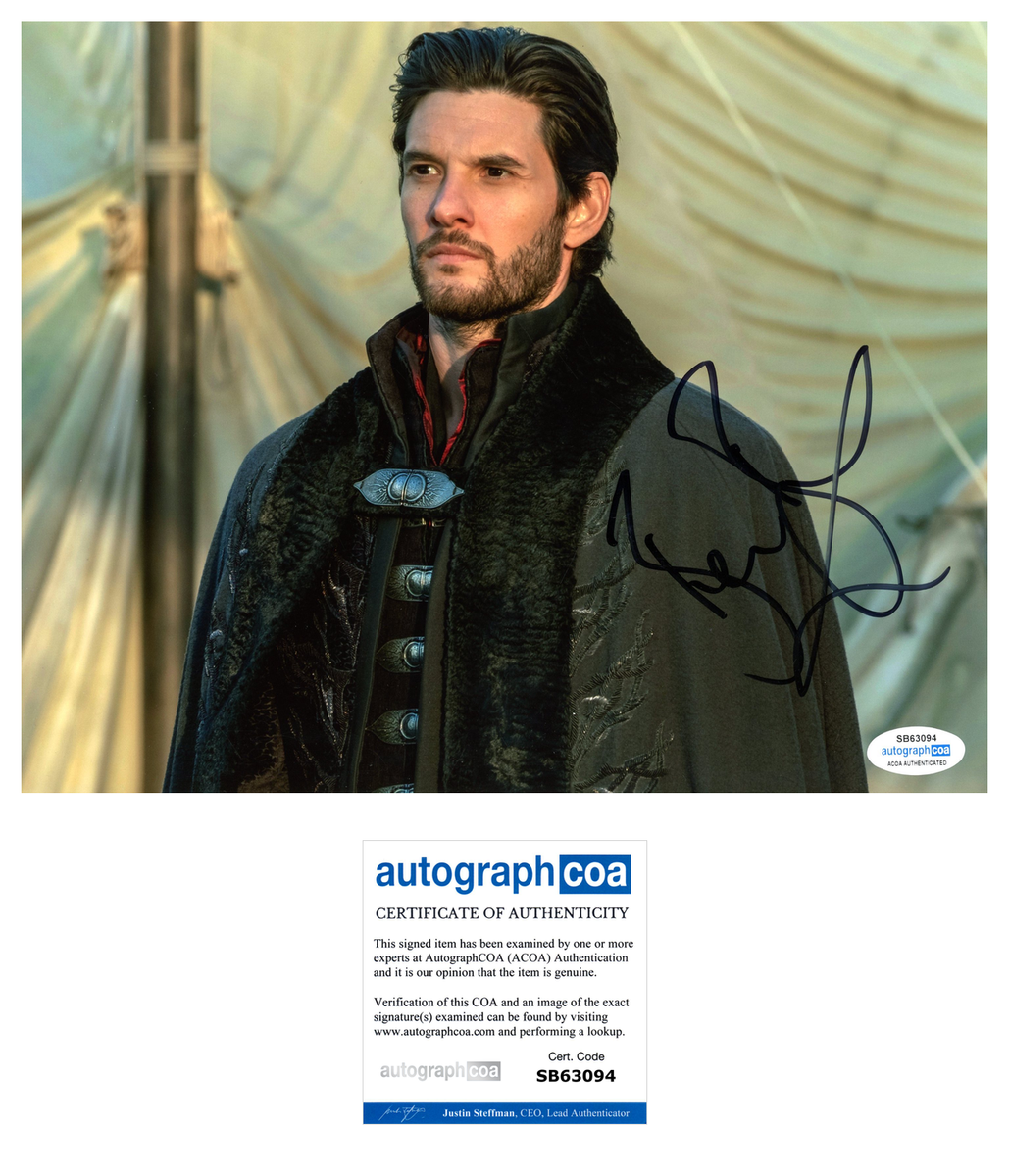 Ben Barnes Shadow and Bone Signed Autograph 8x10 Photo ACOA | Outlaw ...