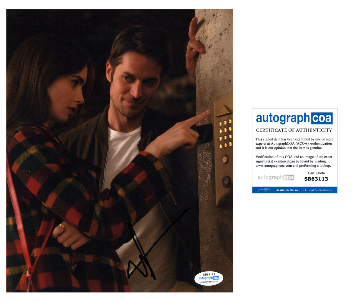 Lucas Bravo Emily in Paris Signed Autograph 8x10 Photo ACOA | Outlaw ...