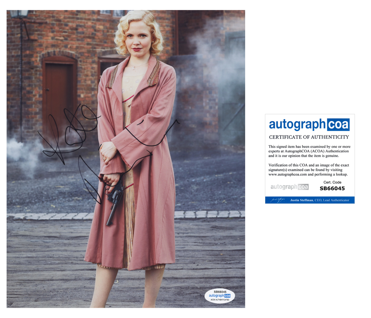 Kate Phillips Peaky Blinders Signed Autograph 8x10 Photo ACOA | Outlaw ...
