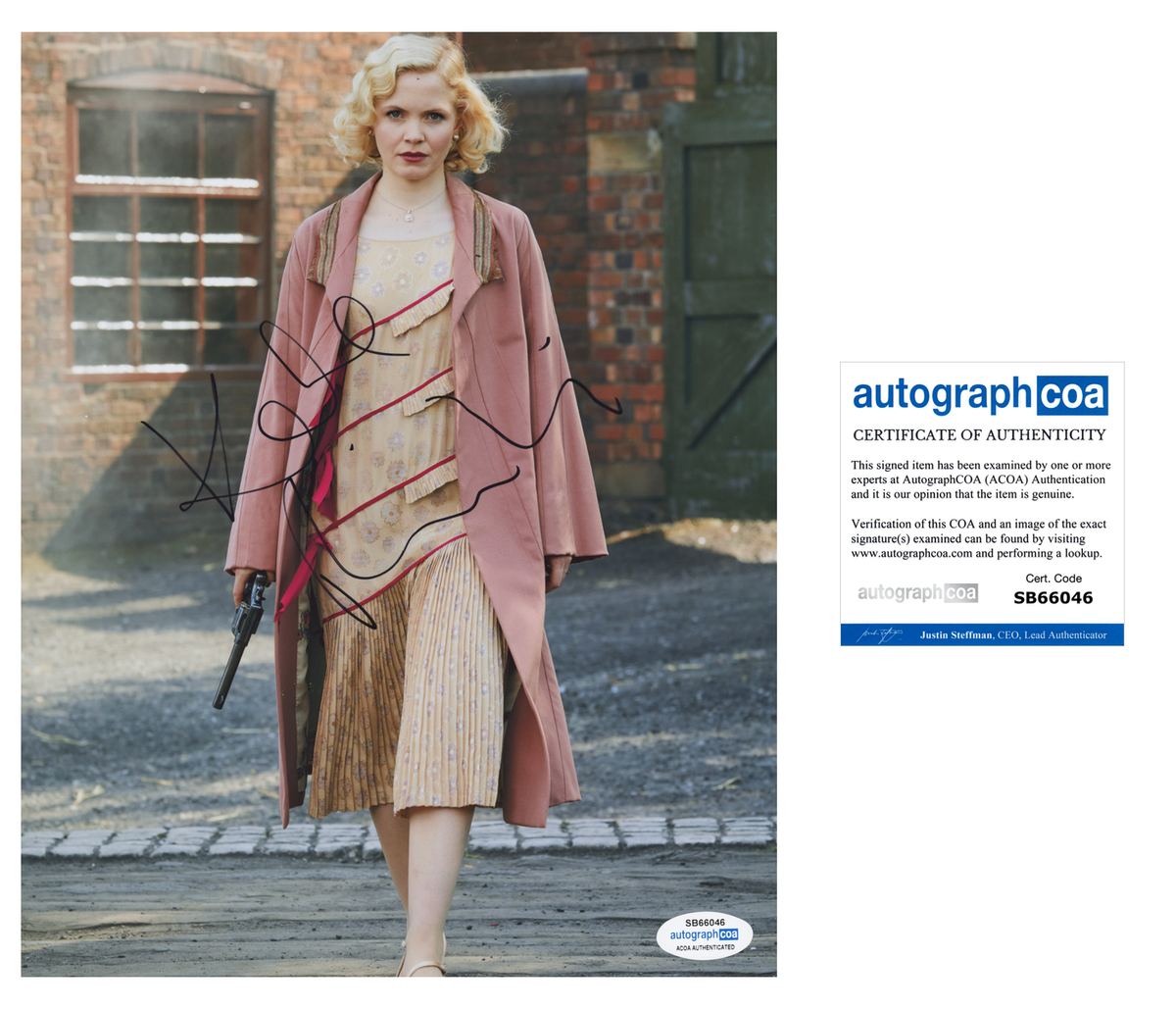 Kate Phillips Peaky Blinders Signed Autograph 8x10 Photo ACOA | Outlaw ...