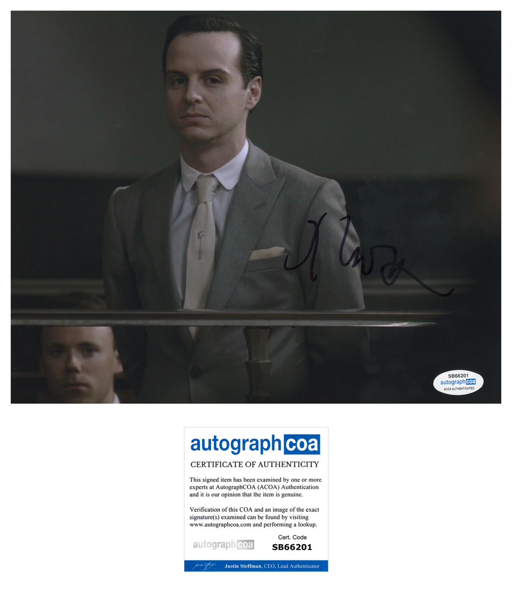 Andrew Scott Sherlock Signed Autograph 8x10 Photo ACOA | Outlaw Hobbies ...