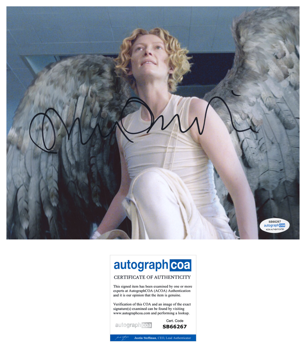 Tilda Swinton Constantine Signed Autograph 8x10 Photo ACOA | Outlaw ...